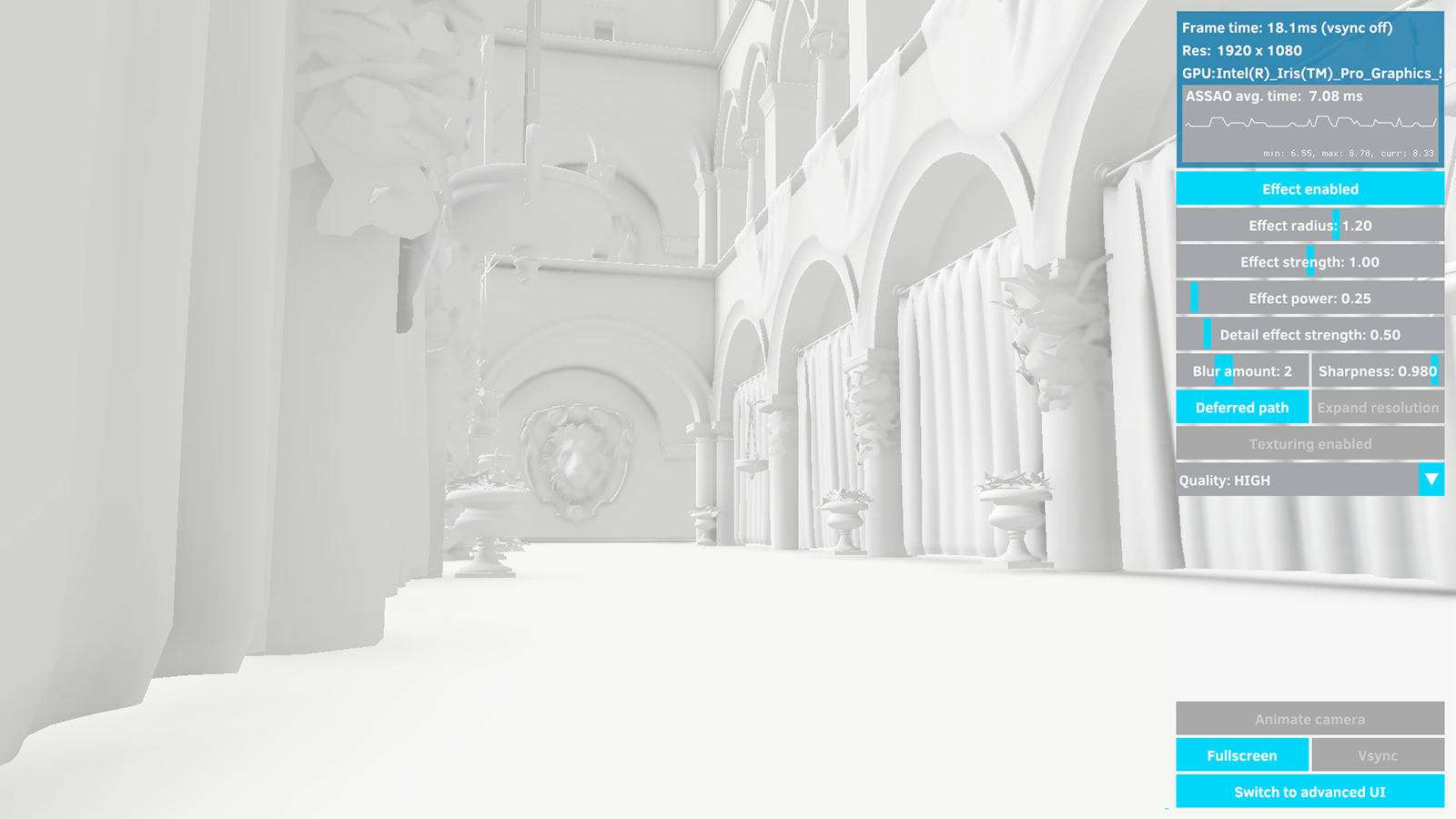 Adaptive Screen Space Ambient Occlusion