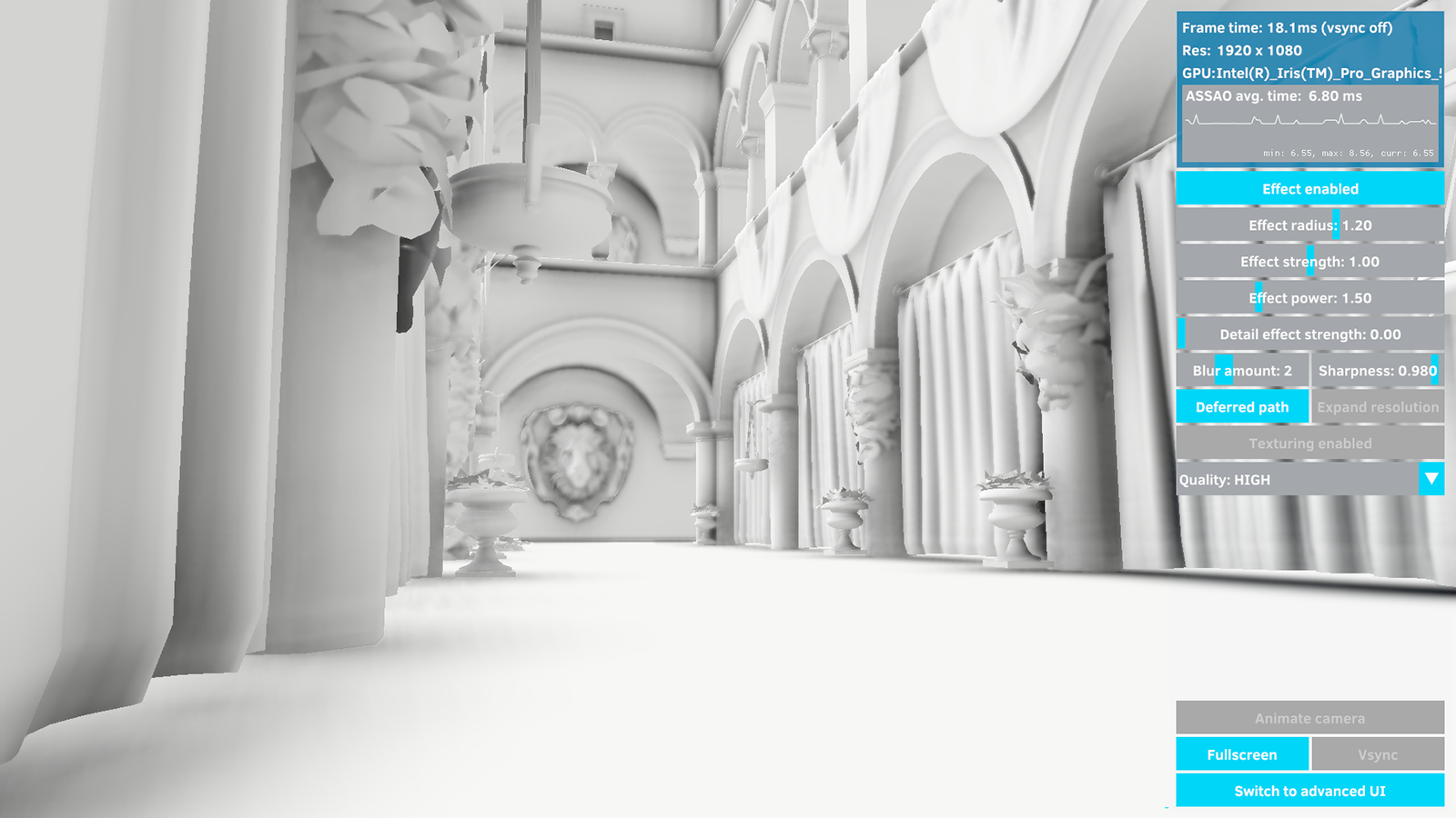 Adaptive Screen Space Ambient Occlusion
