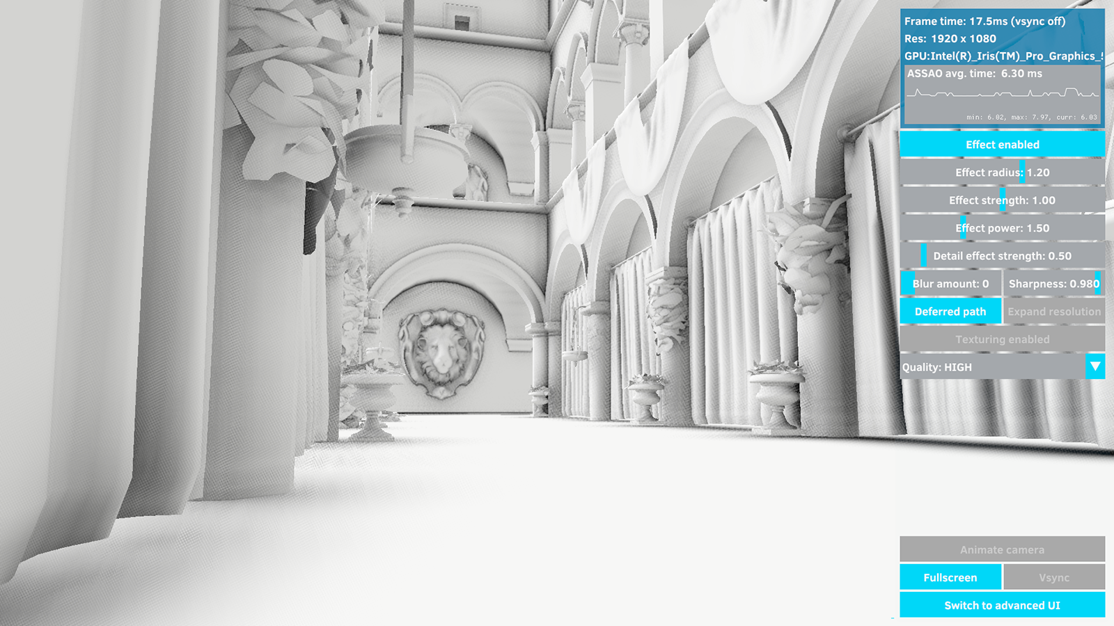Adaptive Screen Space Ambient Occlusion