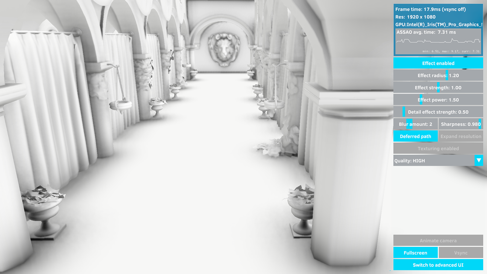 Adaptive Screen Space Ambient Occlusion