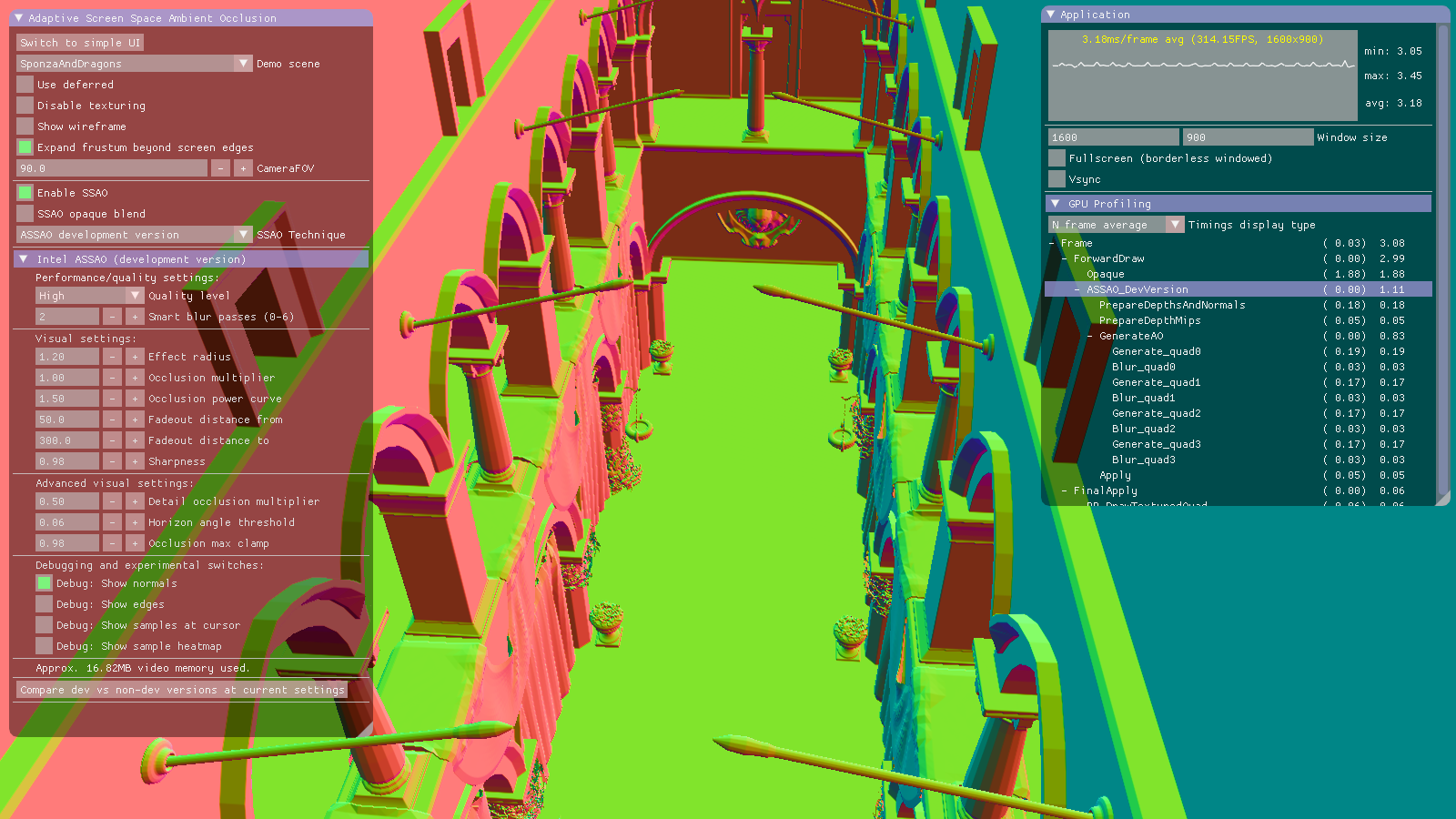Adaptive Screen Space Ambient Occlusion