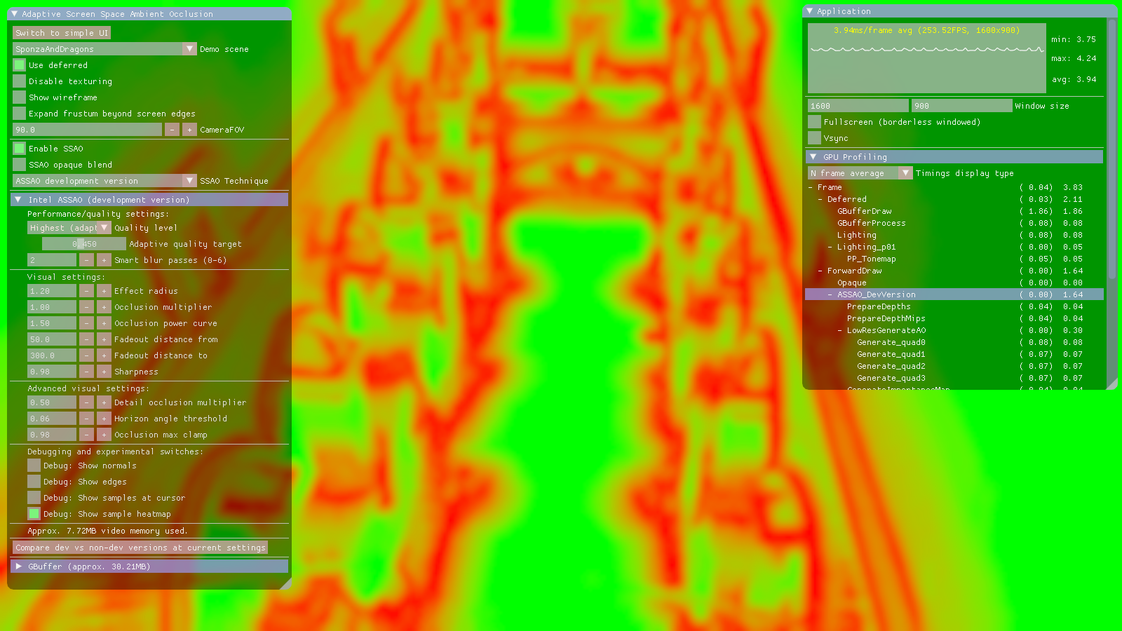 Adaptive Screen Space Ambient Occlusion