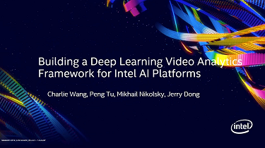 Build a Deep Learning Video Analytics Framework