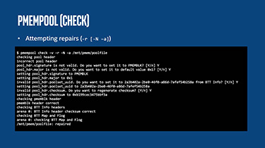Debugging Tools & Techniques for Persistent Memory Programming