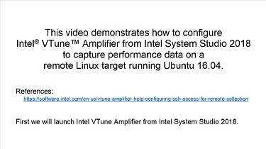 Configure Remote Access for Intel® VTune™ Amplifier Using Cygwin*