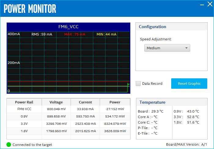 4.4. Control on-board power regulator through Power Monitor GUI