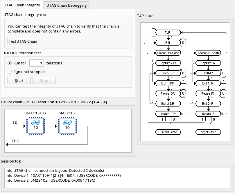 2.4.1. JTAG Chain Debugger Tool