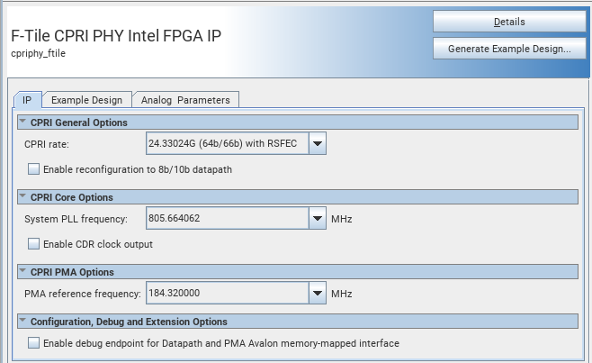 3. IP Parameter Settings