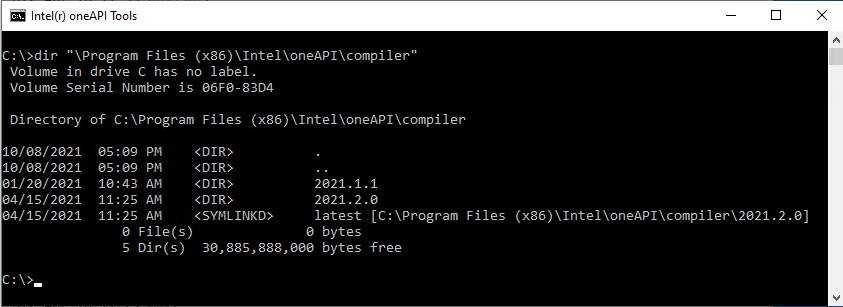 Use a Config file for setvars.bat on Windows