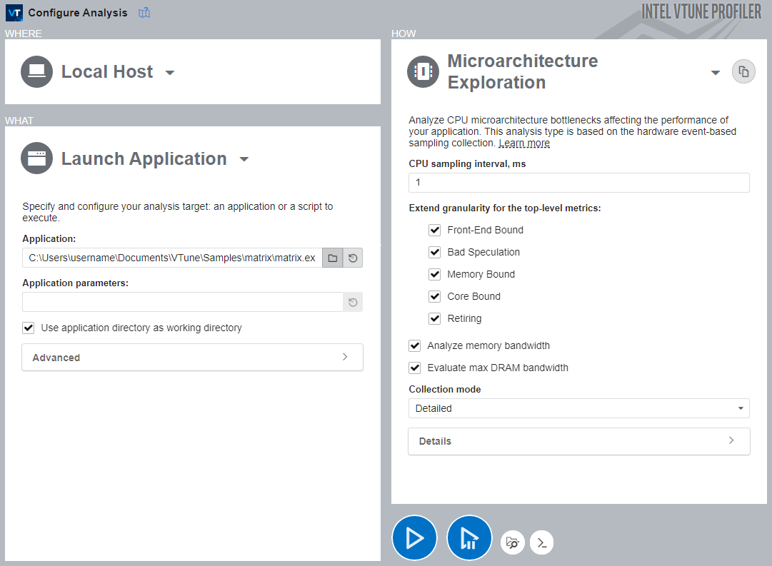 Analyze Microarchitecture Usage