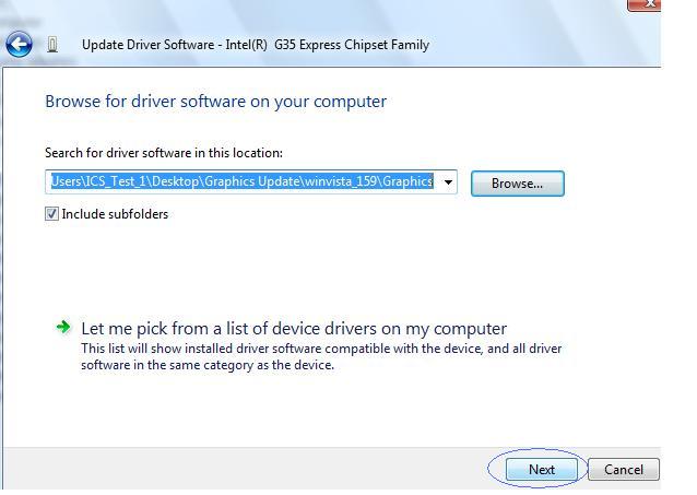 Manually Install Intel® Graphics Driver in Windows* Vista Manually Install Intel® Graphics Driver in Windows* Vista