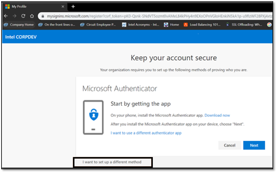 How to Set Up Azure* Multi-Factor Authentication (MFA)