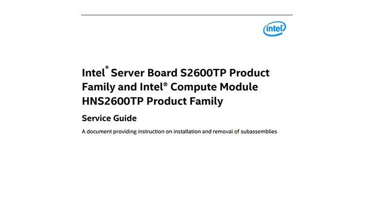 Intel® Server System Guide