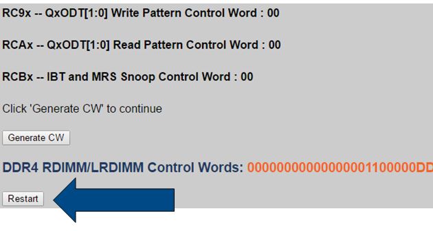 DDR3/DDR4 RDIMM & LRDIMM Control Word Configuration - Intel Community