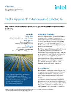Renewable Electricity White Paper