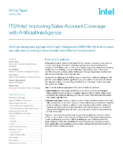 Improving Sales Account Coverage with Artificial Intelligence