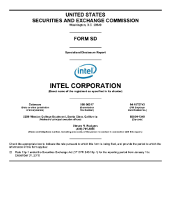 Intel Corporation - SEC Filing