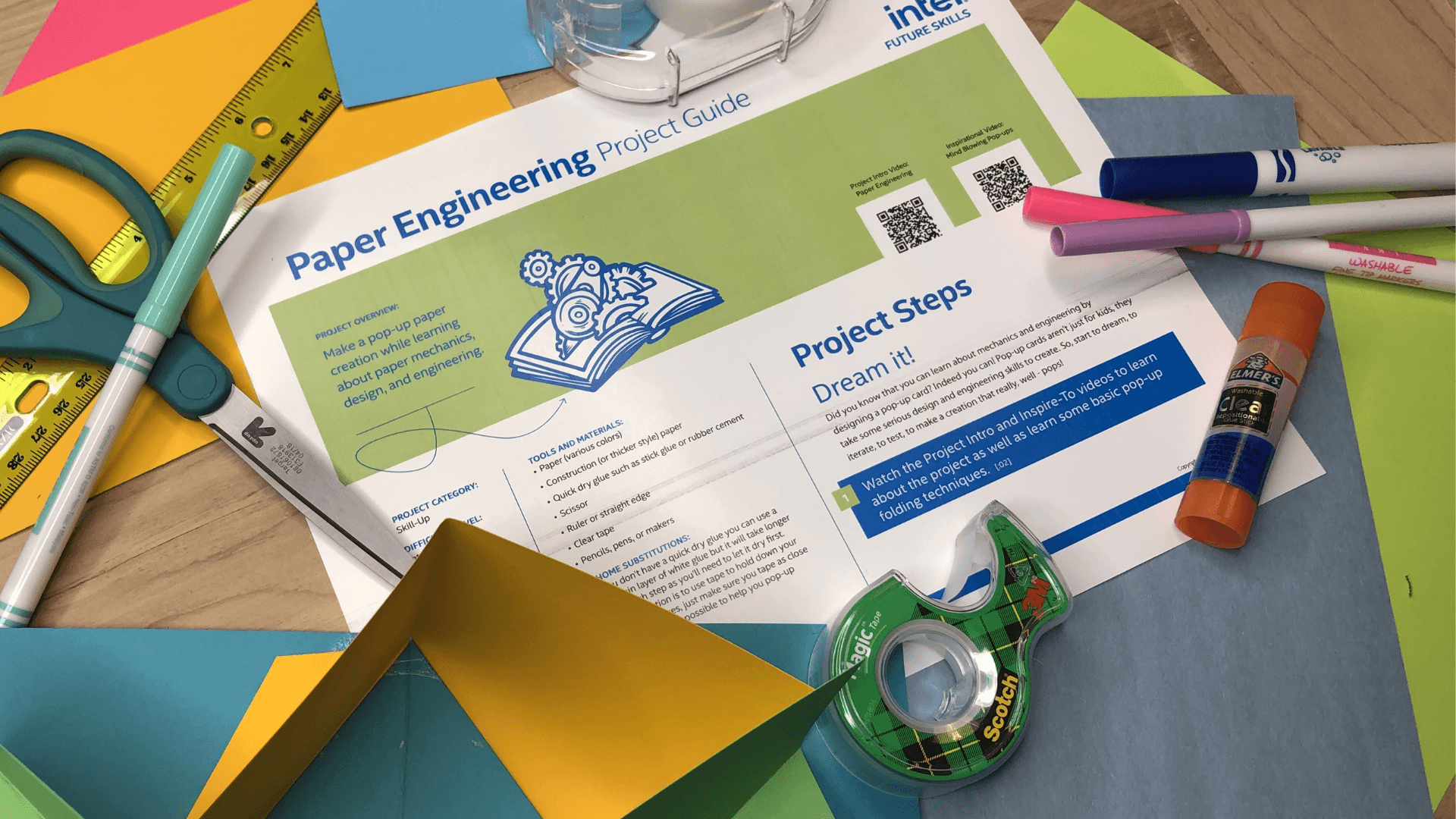 Intel® Future Skills Paper Engineering and Popups Project