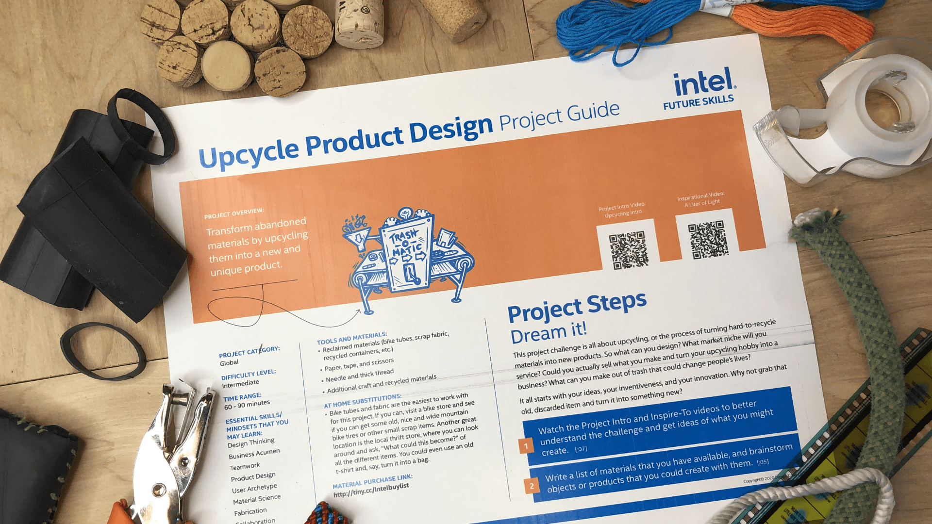 Intel® Future Skills Upcycle Product Design Project