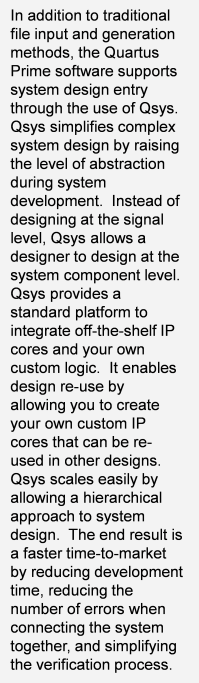 The Quartus Prime Software: Foundation