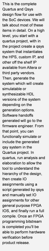 Hardware Design Flow for an ARM-based System on Chip